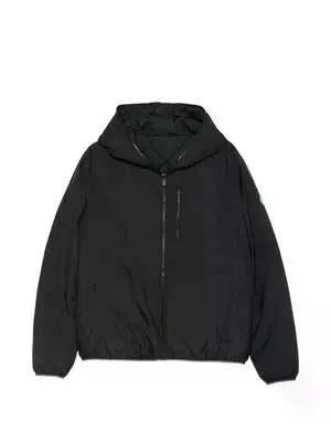 SAVE THE DUCK Hooded Zip-up Padded Jacket - Black