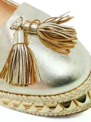 CHRISTIAN LOUBOUTIN Carmel Tassel-detail Wedge Pumps