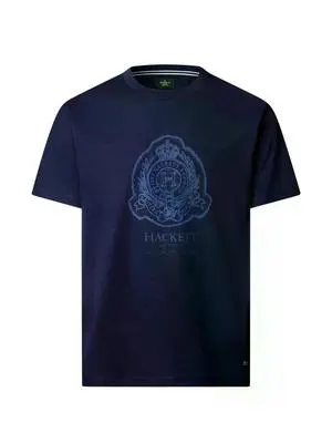 HACKETT  Shield Logo-print T-shirt - Blue