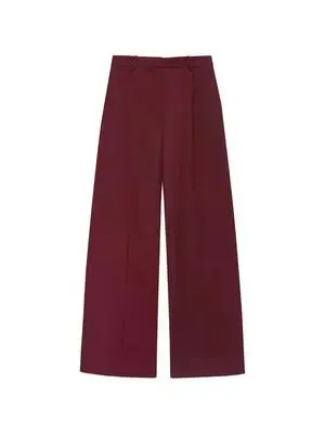 ANINE BING Paola Trousers Burgundy - Red