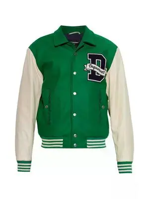 Dsquared2 Logo-patch Panelled Bomber Jacket