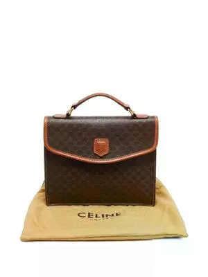 Celine Macadam Top-handle Tote Bag