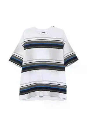 JUUN.J Striped Cotton T-shirt