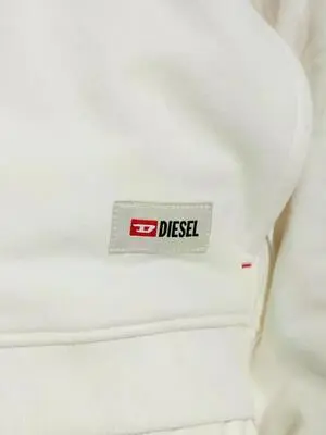 DIESEL® Hoodie In Peached Cotton Blend