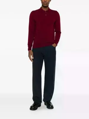 DRUMOHR Long-sleeve Polo-collar Sweater