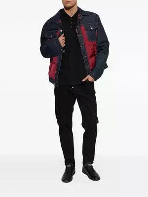Dsquared2 Embroidered-logo Polo Shirt - Black