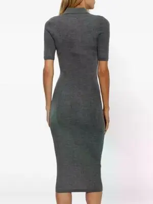 Dsquared2 Ribbed-knit Polo Dress