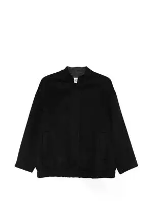 Alpha Studio Zip-up Bomber Jacket - Black