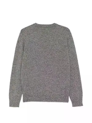 CENERE GB Marl-knit Crew-neck Sweater - Grey