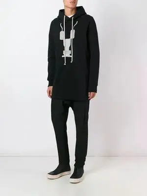 Rick Owens Abstract Print Hoodie