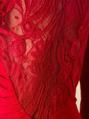 Emilio Pucci Long Lace Insert Dress
