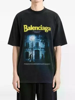 Balenciaga The Address Medium-fit T-shirt In Washed