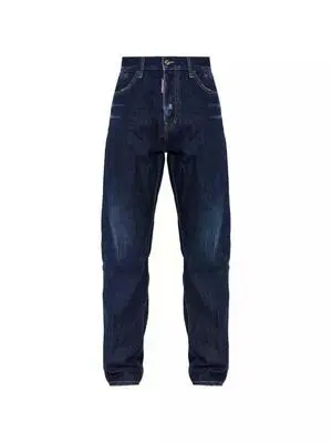 Dsquared2 642 Whiskered Jeans - Blue