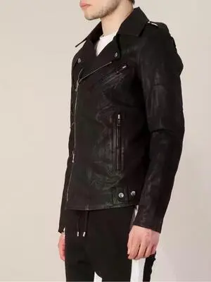 Balmain Biker Jacket - Black