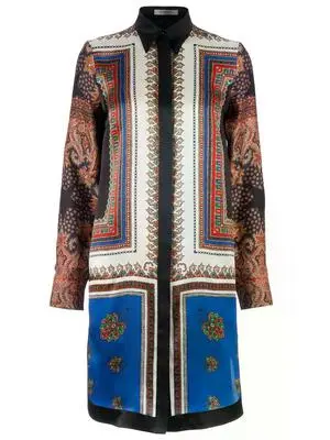 Givenchy Scarf Print Shirt Dress