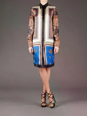 Givenchy Scarf Print Shirt Dress
