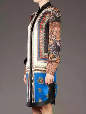Givenchy Scarf Print Shirt Dress