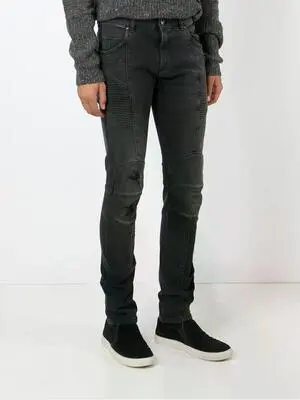 Pierre Balmain Panelled Skinny Fit Jeans