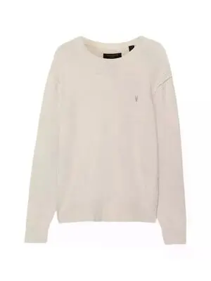 ALLSAINTS Statten Wool-blend Ramskull Jumper - Brown