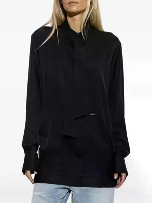 Dsquared2 Pussy-bow Silk Blouse