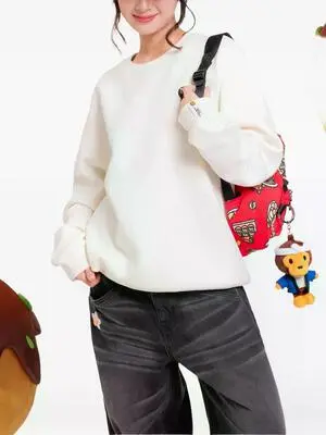 A BATHING APE Baby Milo Embroidered Sweatshirt