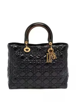 Dior 2017 Lady Cannage Leather Tote Bag