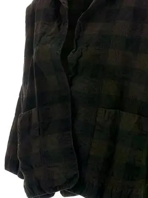 DANIELA GREGIS Check-pattern Wool Jacket
