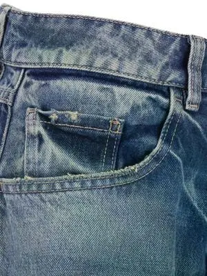 ICON DENIM LOS ANGELES Faded Wide-leg Jeans