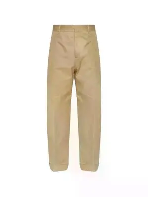 Dsquared2 Flat-front Trousers - Neutrals