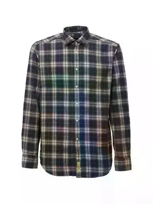 B.D.BAGGIES Madras-check Cotton Shirt - Blue