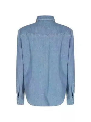 DONDUP Western-style Denim Shirt - Blue