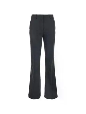 GRIFONI Flared-leg Trousers - Grey
