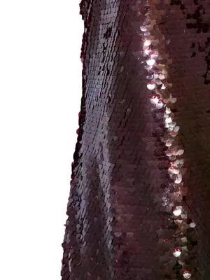 Alberta Ferretti Sequin-embellished Spaghetti-strap Maxi Dress - Red