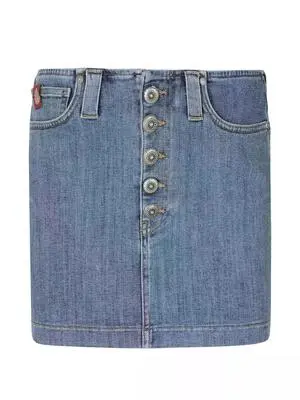 DONDUP Button-fastening Denim Skirt