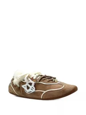 NAKED WOLFE Soul Shearling-trim Sneakers