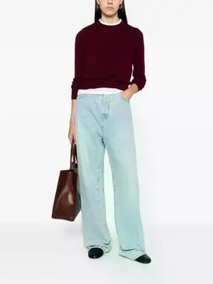 ARCHER CASHMERE Crew-neck Cashmere Sweater