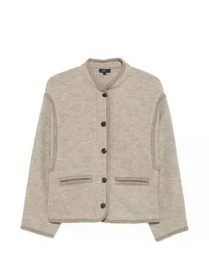 Soeur Olympe Button-up Wool Jacket