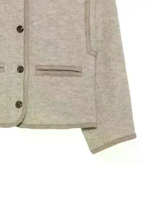 Soeur Olympe Button-up Wool Jacket