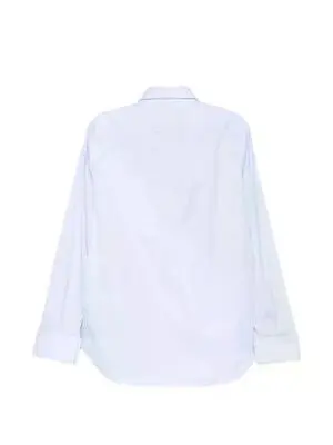 Canali Spread-collar Buttoned Shirt