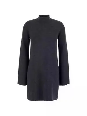SEMICOUTURE High-neck Knitted Mini Dress