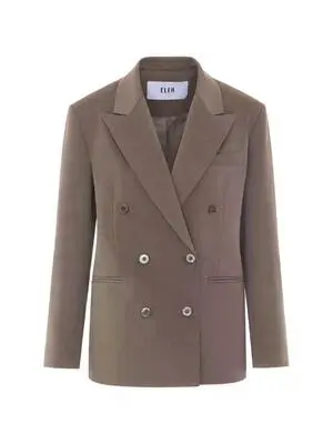 ELEH Double-breasted Peak-lapels Blazer