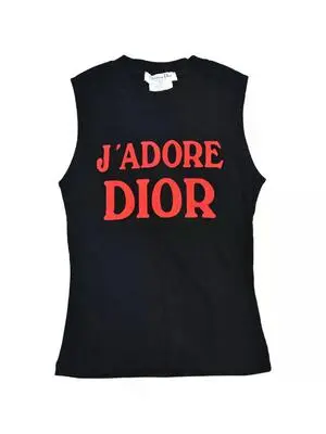 Dior 2003 Sleeveless Tank Top - Black