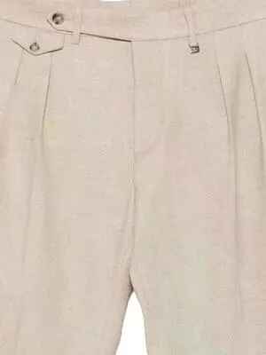 MANUEL RITZ Tokyo Double-pleat Twill Trousers