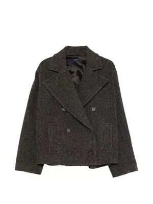 Soeur Joseph Double-breasted Coat - Brown
