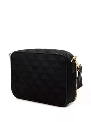 Prada 2013-2026 Embroidered Canvas Brique Symbole Crossbody Bag
