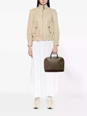 LOUIS VUITTON 2005 Damier Ebene Alma Pm Handbag - Brown