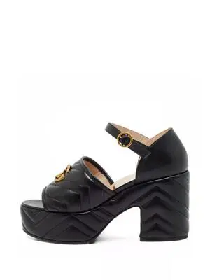 Gucci Gg Charlotte Quilted Sandals