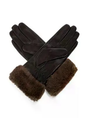 BY MALENE BIRGER Genna Shearling-trimmed Gloves