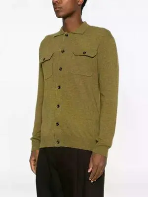 HOSIO Button-up Pocket-detail Cardigan