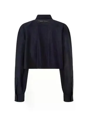 Pinko Pinstripe Cropped Shirt